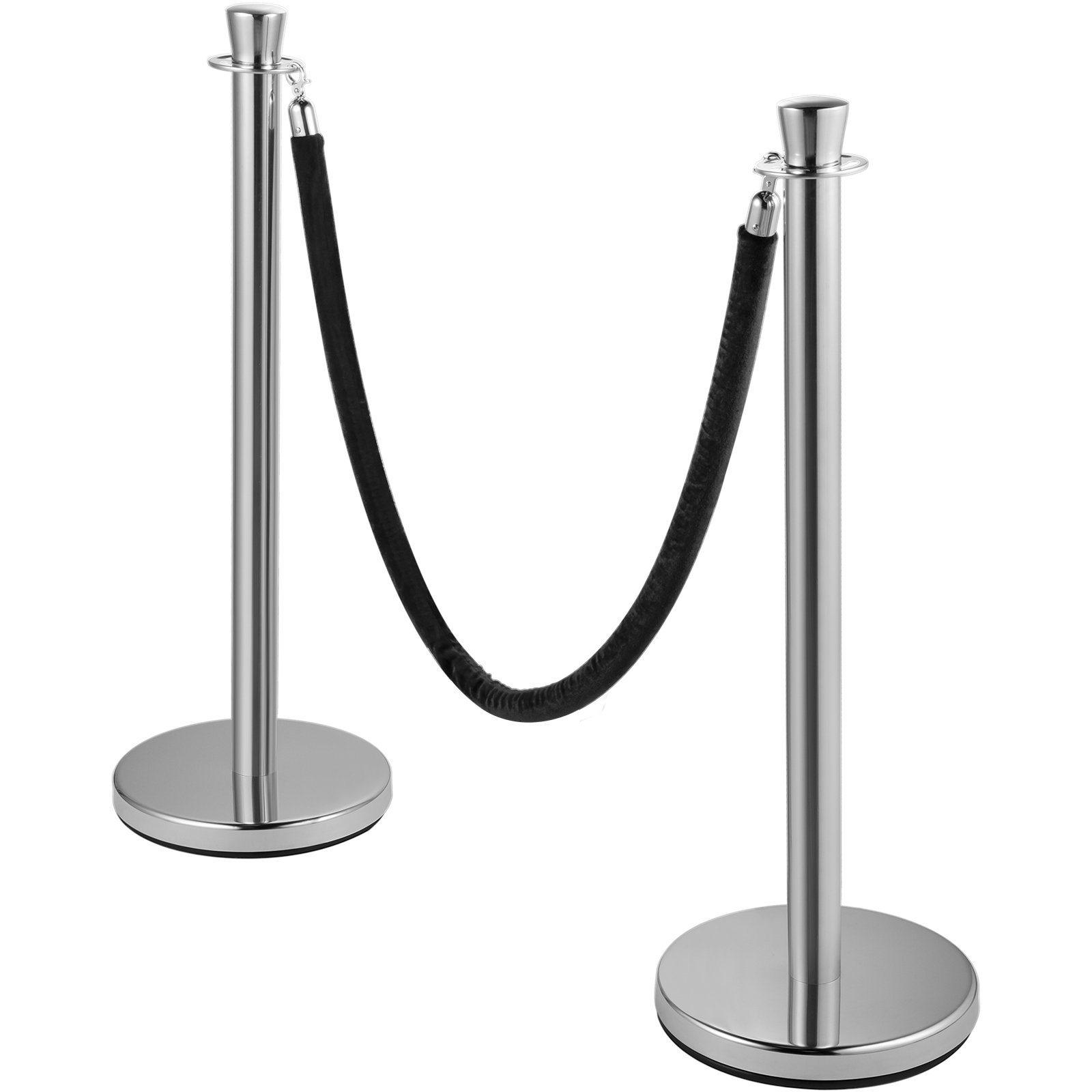 VEVOR Steel and Iron Queue Barrier Post | Wayfair