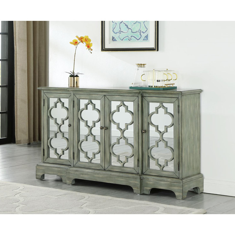 August Grove® Bieser 59.6'' Solid Wood Sideboard | Wayfair