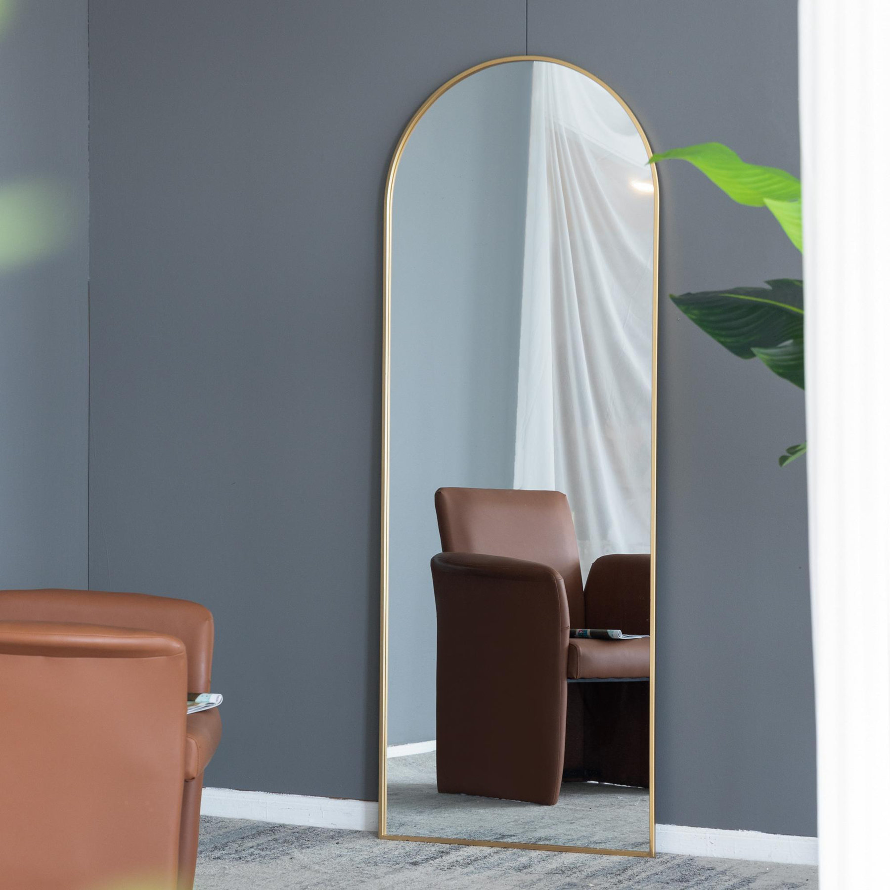 Hokku Designs Celine Arch Body Mirror | Wayfair