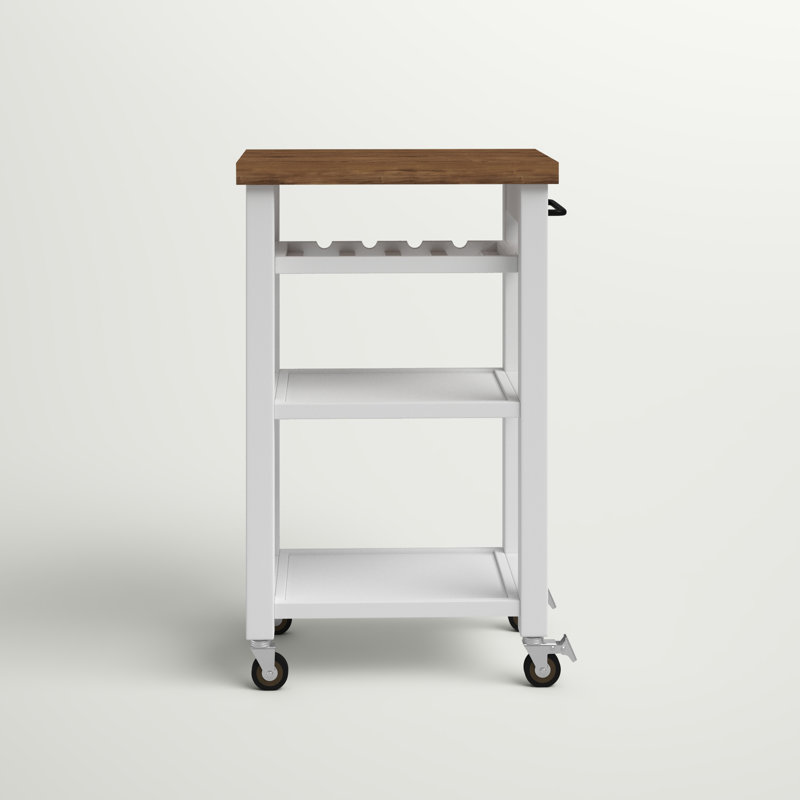 Sand & Stable Bryce Solid Wood Kitchen Cart & Reviews | Wayfair