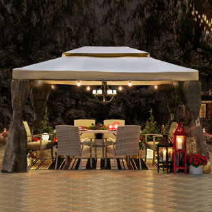 Permanent Outdoor Canopies You'll Love | Wayfair