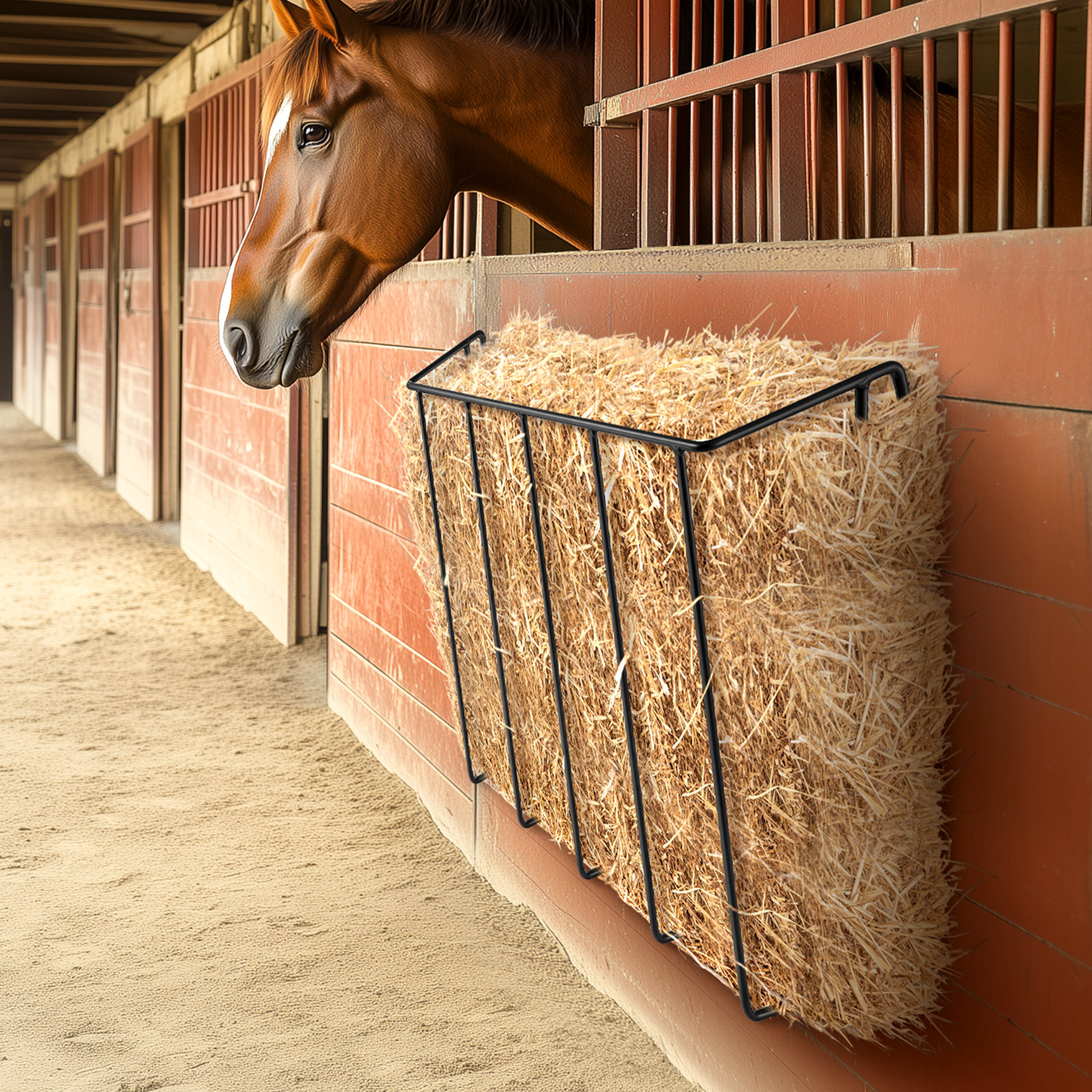 Stellweilan Tessberg Livestock Hay Feeder 2 Packs 24 Gallons Wall ...