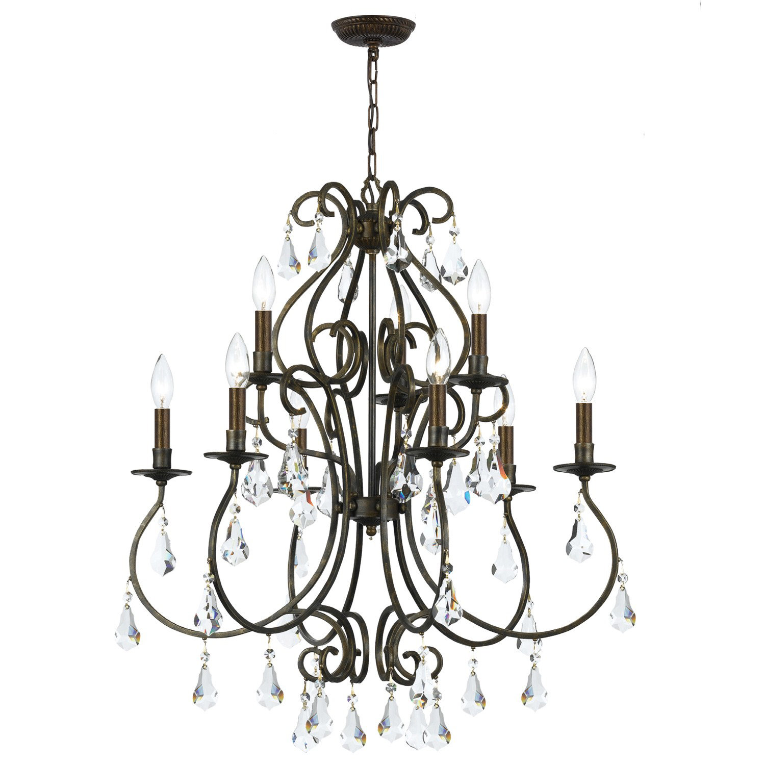 Lark Manor™ Archivaldo 9 - Light Candle Style Classic Chandelier with ...