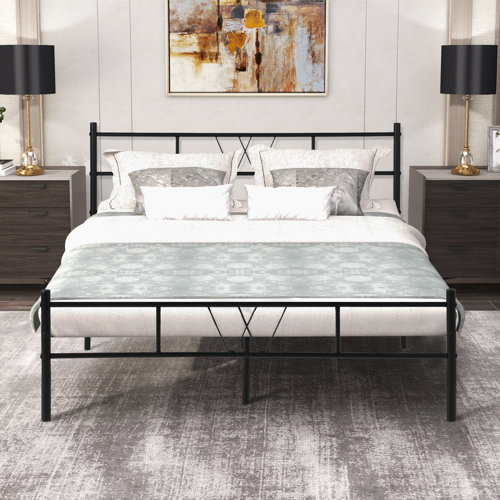 Metal Bed Frames You'll Love | Wayfair