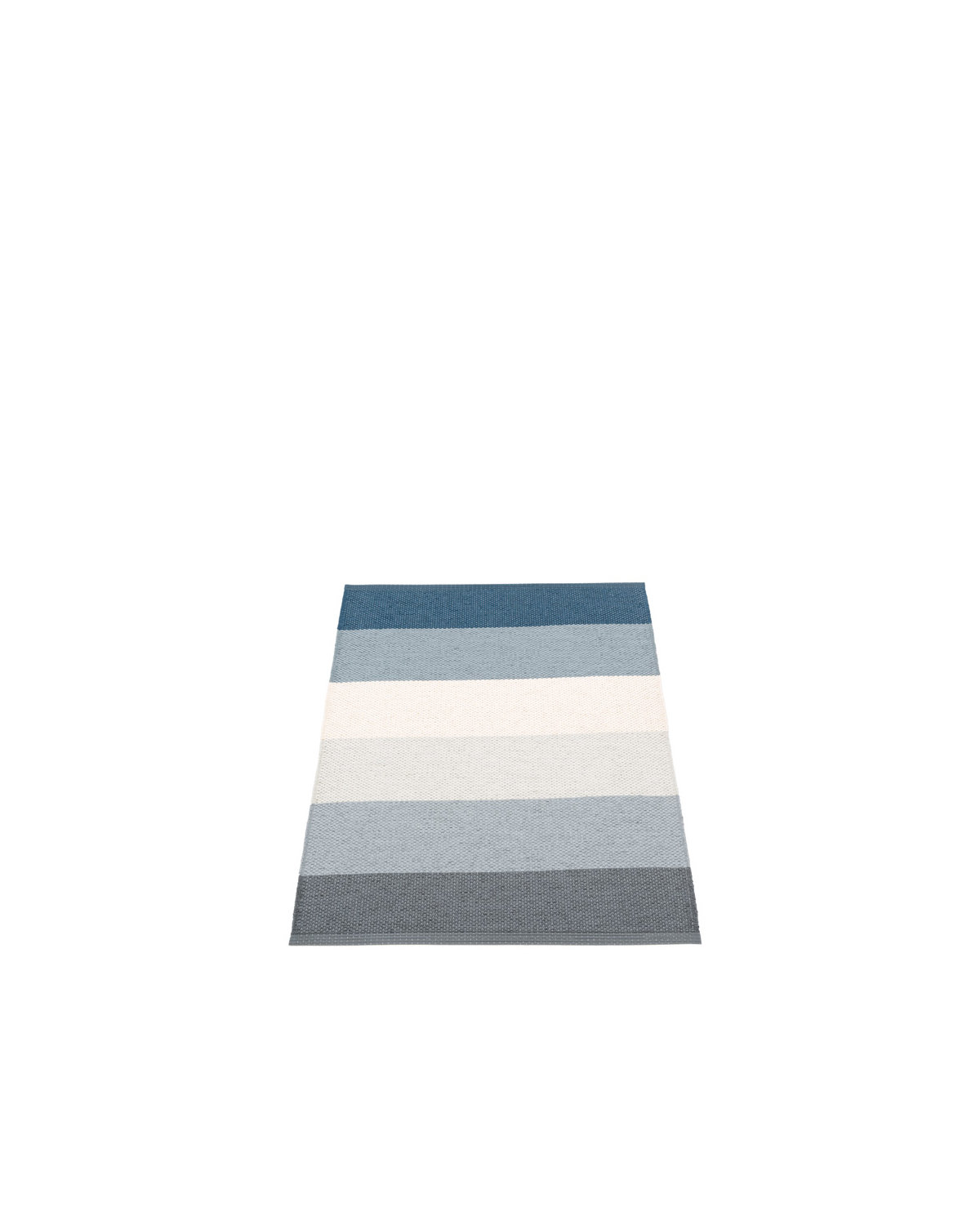 Pappelina Molly Handmade Flatweave Ocean Blue/Gray/White Area Rug | Wayfair
