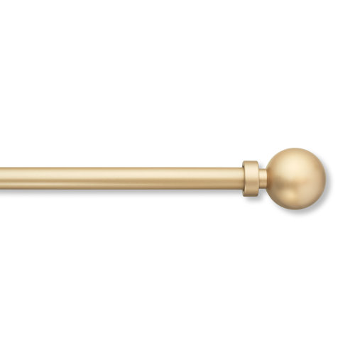 Gold Curtain Hardware, Accessories & Rods You'll Love | Wayfair