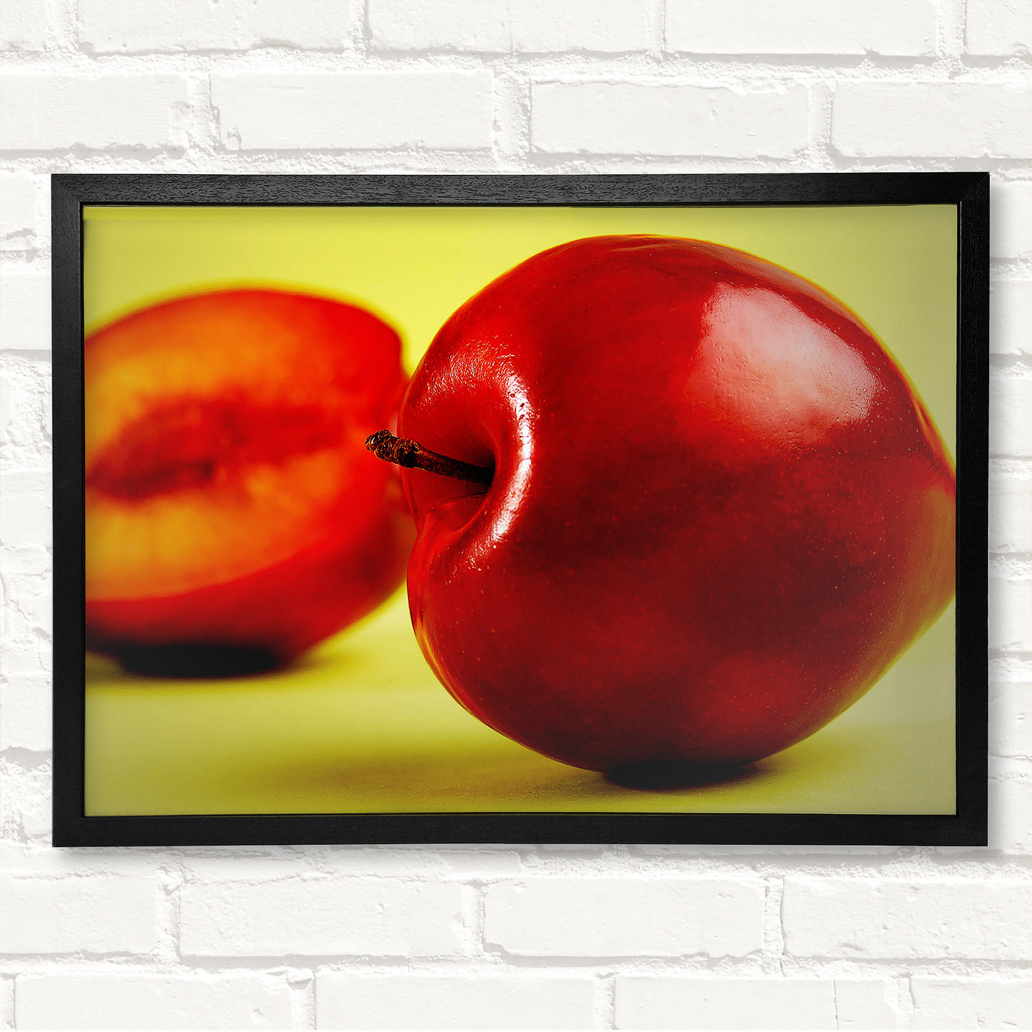 Latitude Run Stunning Peach - Closed Corner Frame Art Prints on Wood ...