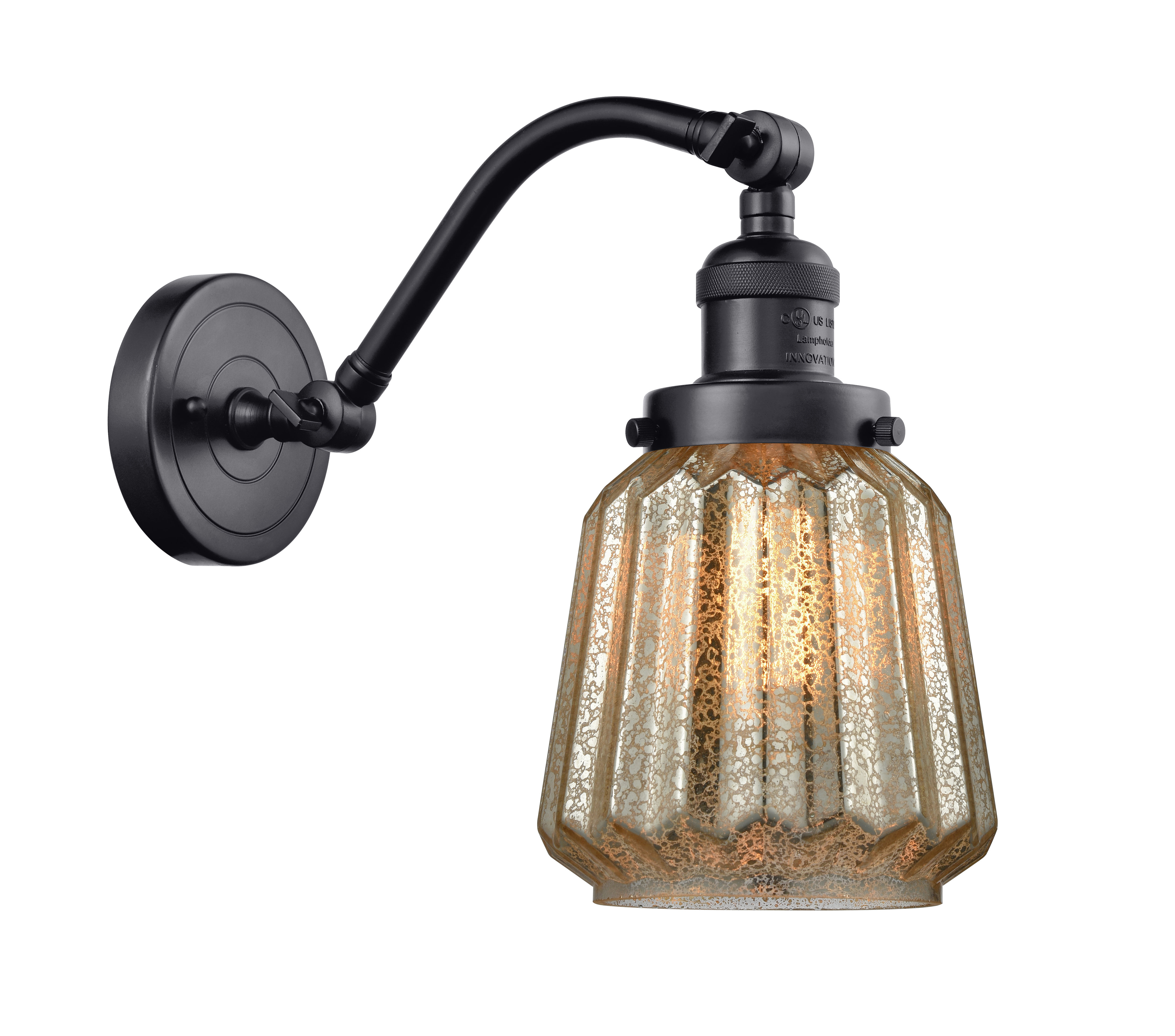 Latitude Run® Vinson 1-Light Dimmable Armed Sconce | Wayfair