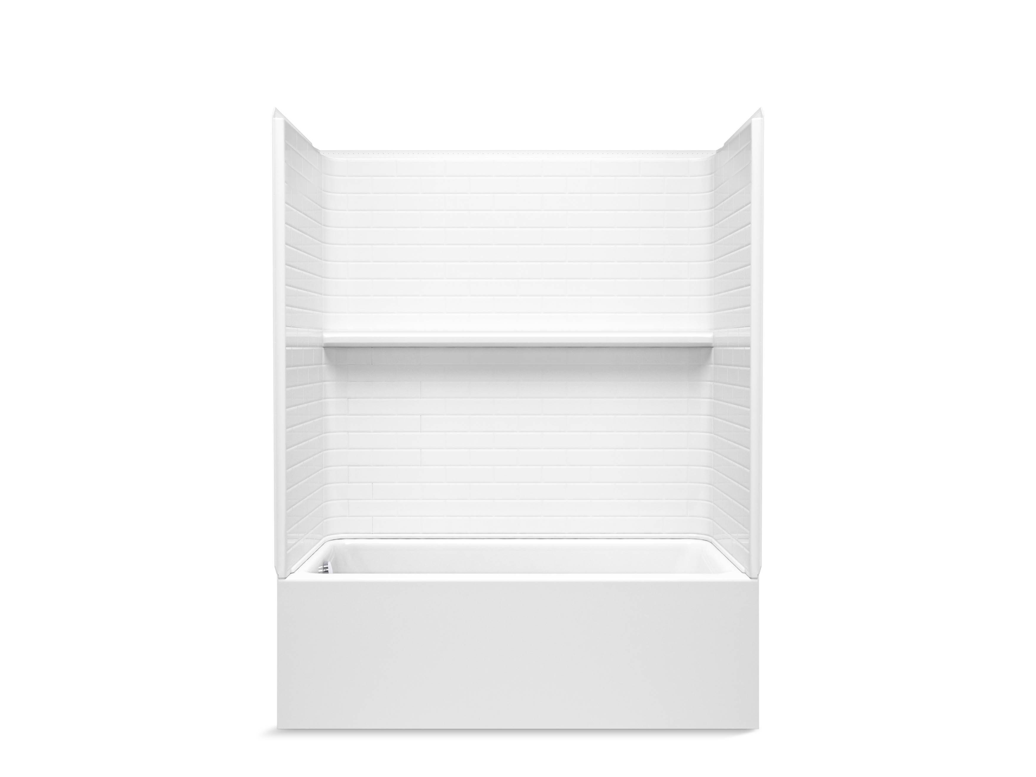 Sterling by Kohler Forum Traverse 60 In. X 30 In. Above-Floor-Drain ...