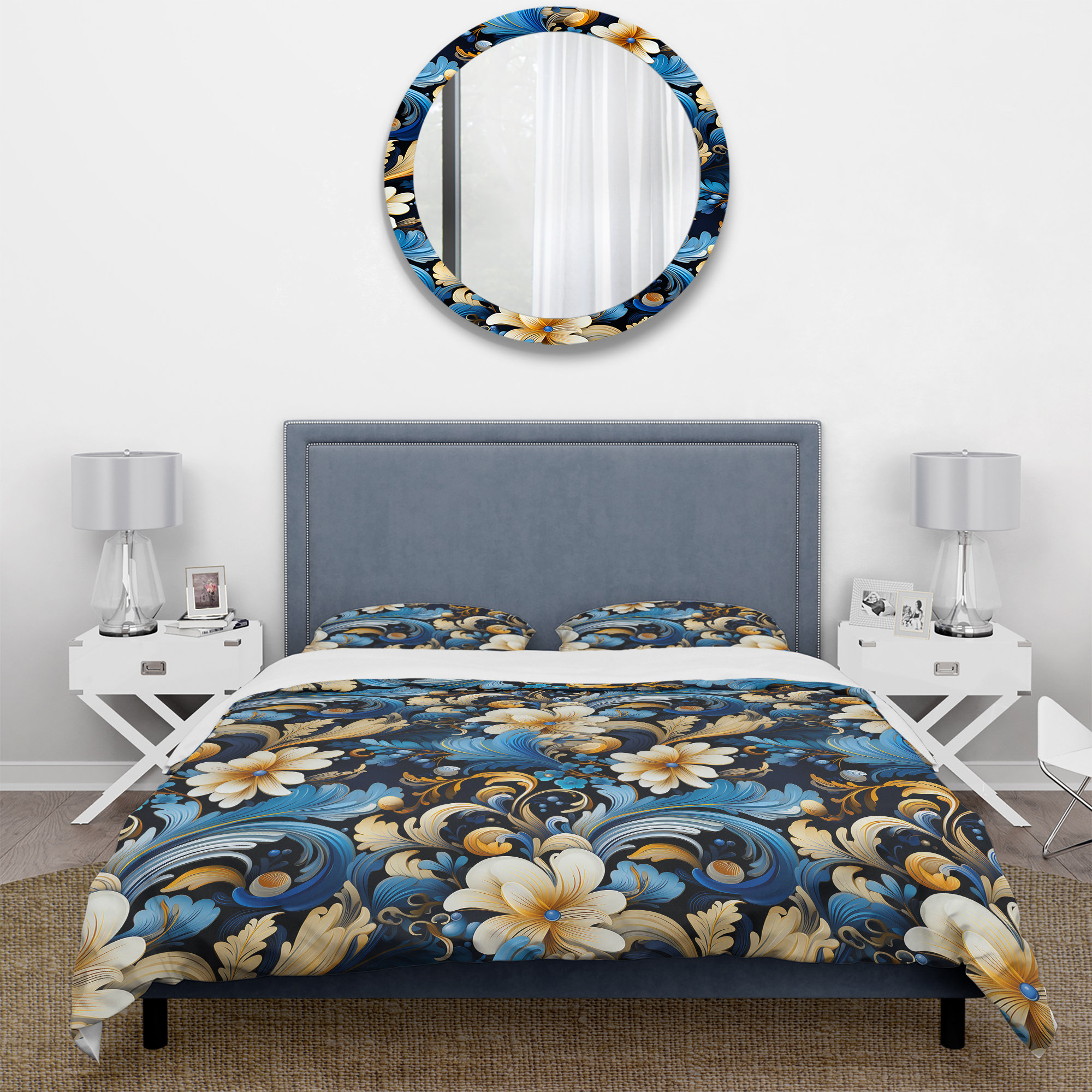 Design Art Ethnic Charm Paisley Pattern I - Paisley Duvet Cover Set ...