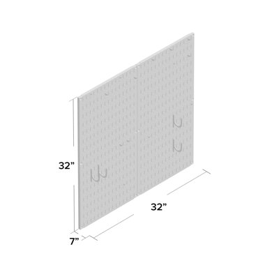 Prep & Savour Steel Rectangle Wall Mounted Pot Rack & Reviews | Wayfair
