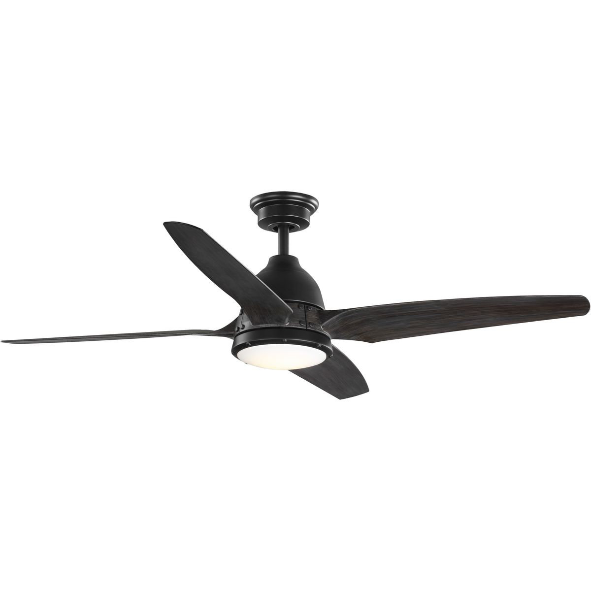 Hokku Designs 56" Attwater 4 - Blade LED Standard Ceiling Fan with ...
