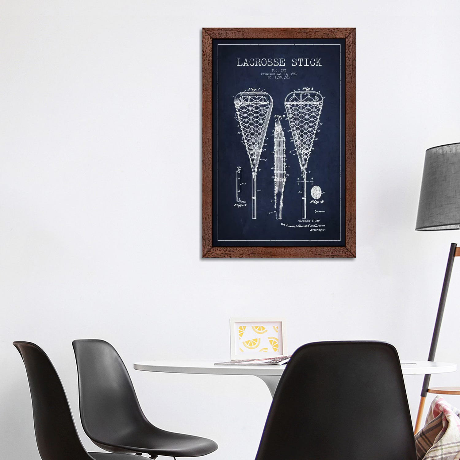 Brayden Studio Lacrosse Stick Patent' Graphic Art Print | Wayfair.co.uk