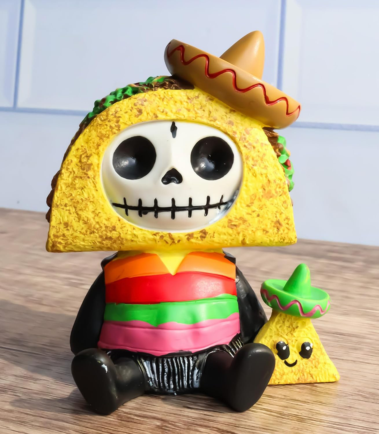 Trinx Ishaac 3" Tall Furrybones Pancho The Taco King With Sombrero And ...
