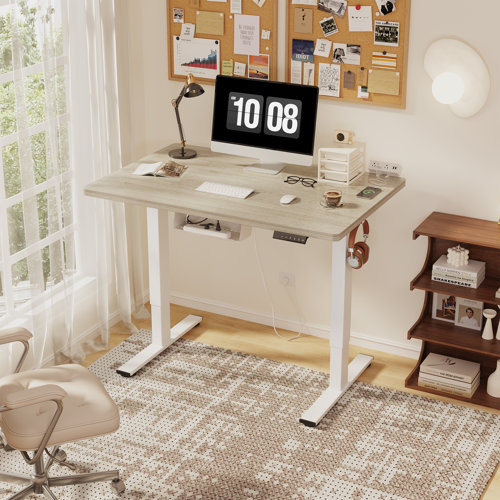 Built-in Outlet Desks You'll Love | Wayfair