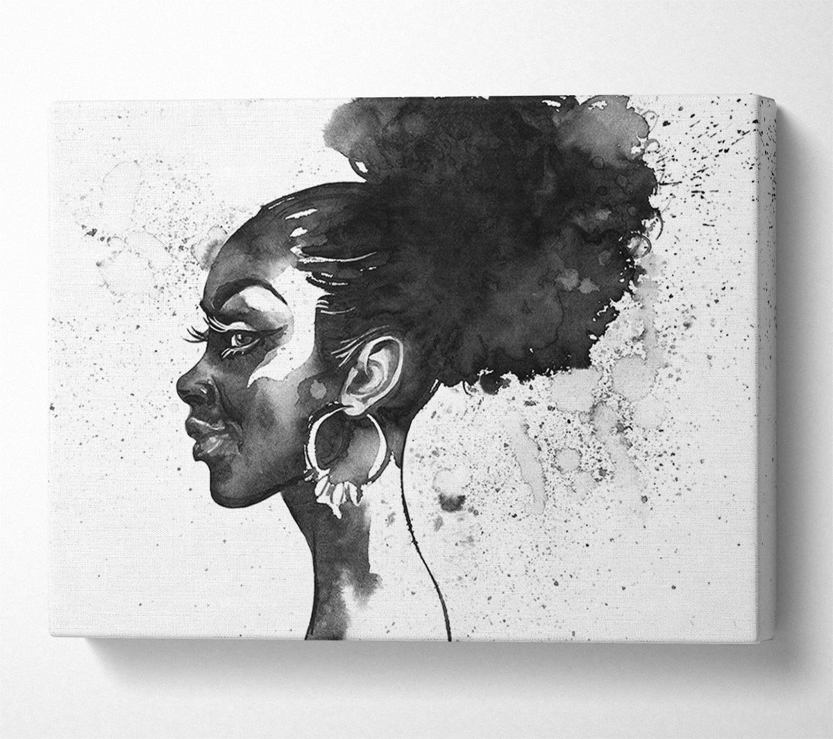 Rosdorf Park Ink Drawing Face - Wrapped Canvas Painting | Wayfair.co.uk