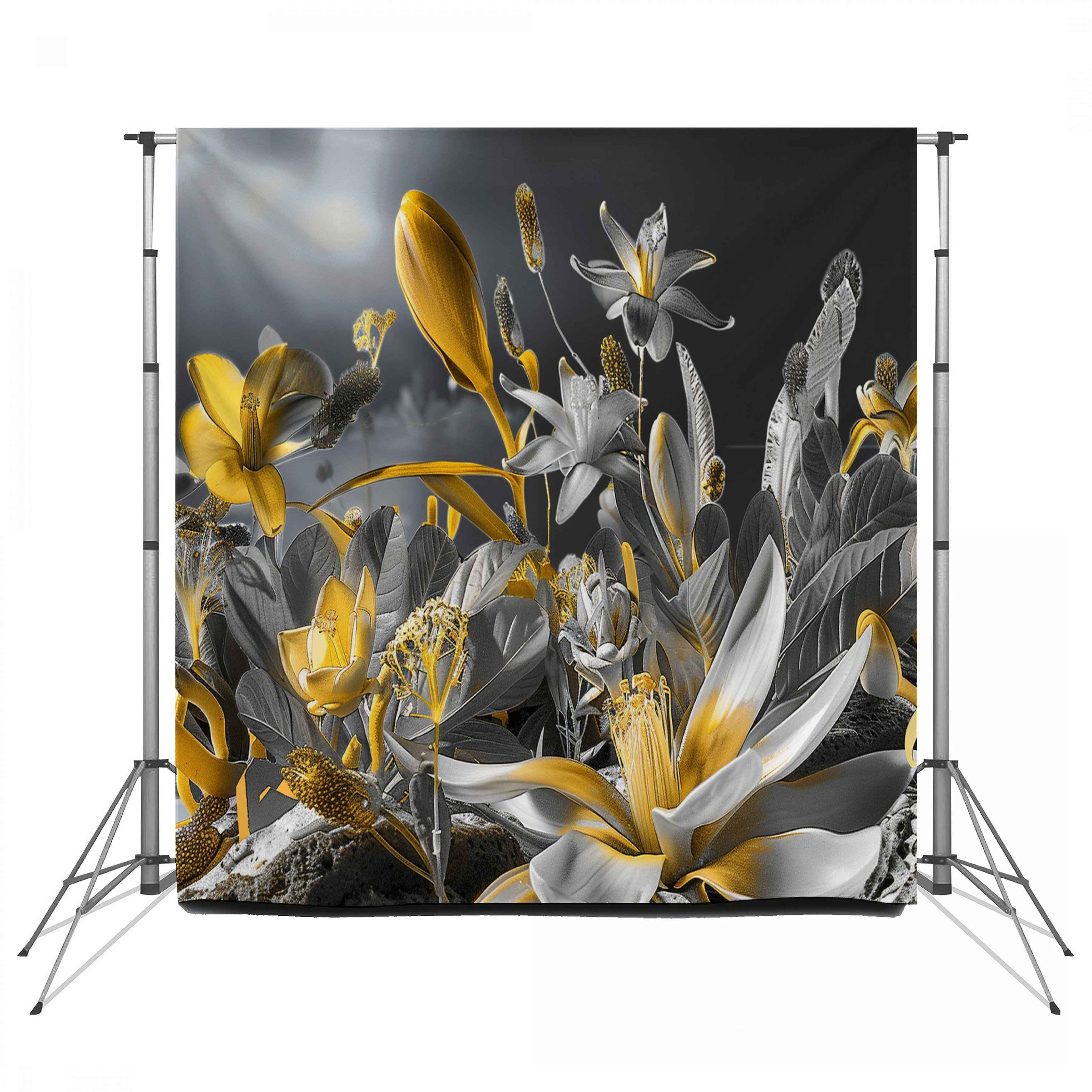 VisionDecor Lilies Backdrop Floral Large Modern Photo Backdrop ...
