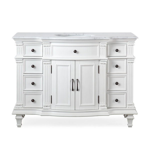Fleur De Lis Living Olague Kellar 48" Single Bathroom Vanity Set | Wayfair