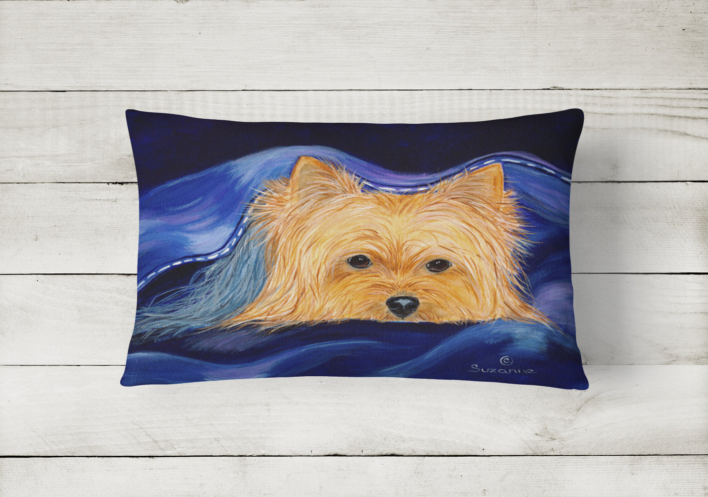 Caroline's Treasures Yorkie Indoor/Outdoor Throw Pillow | Wayfair