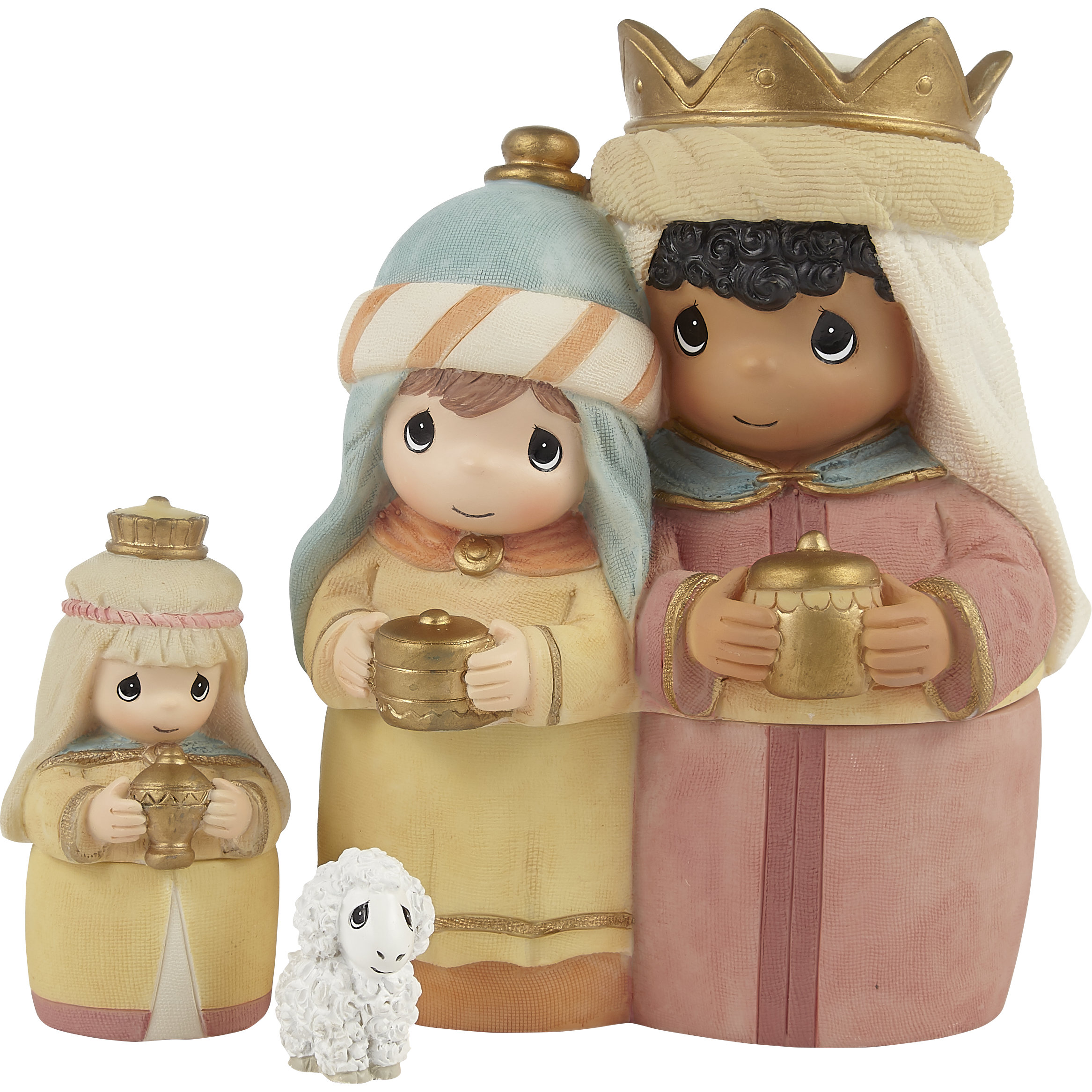 Precious Moments 221406 Guide Us To Thy Perfect Light Three Kings Resin ...