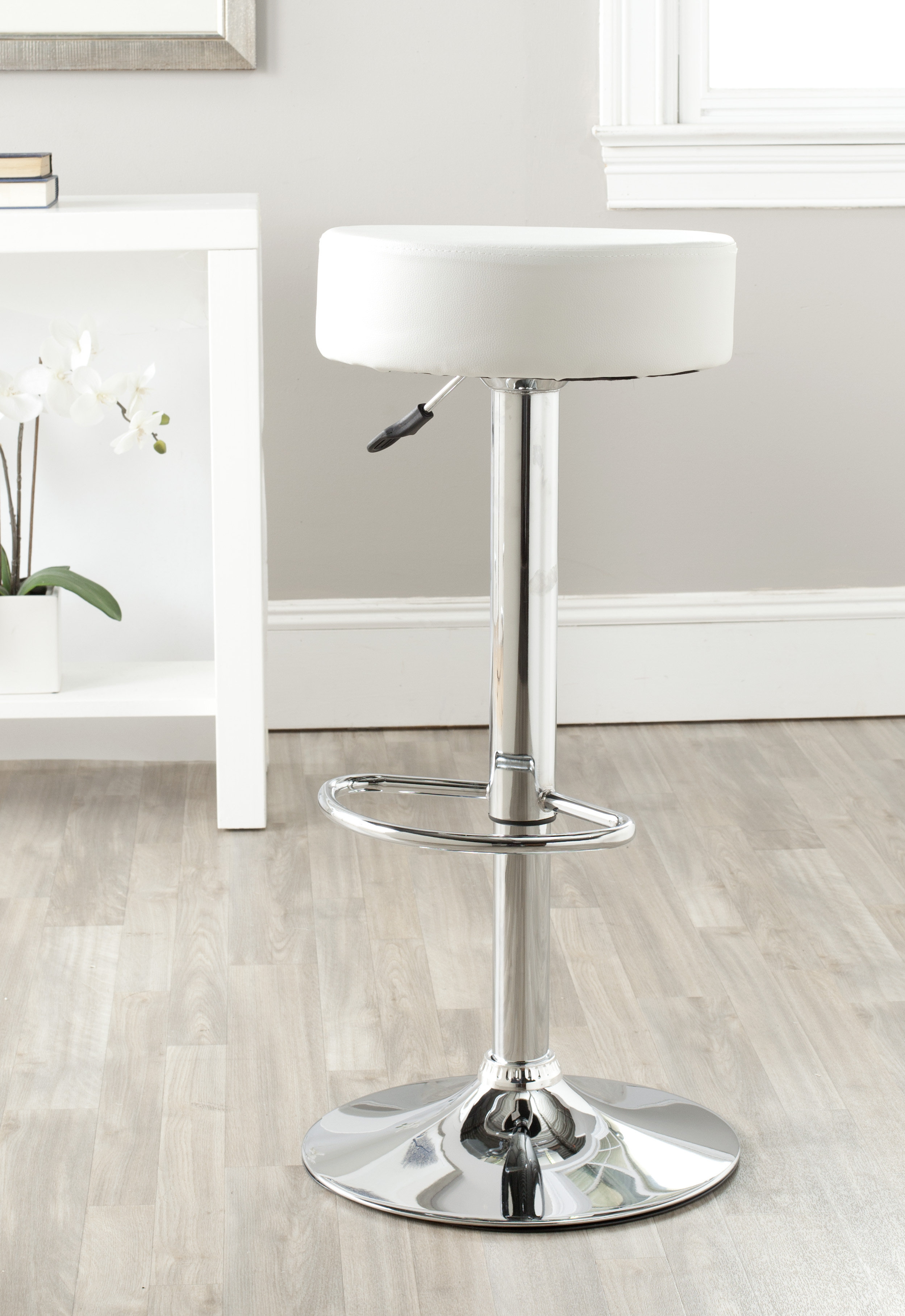 Orren Ellis Bunky Swivel Adjustable Height Bar Stool & Reviews ...