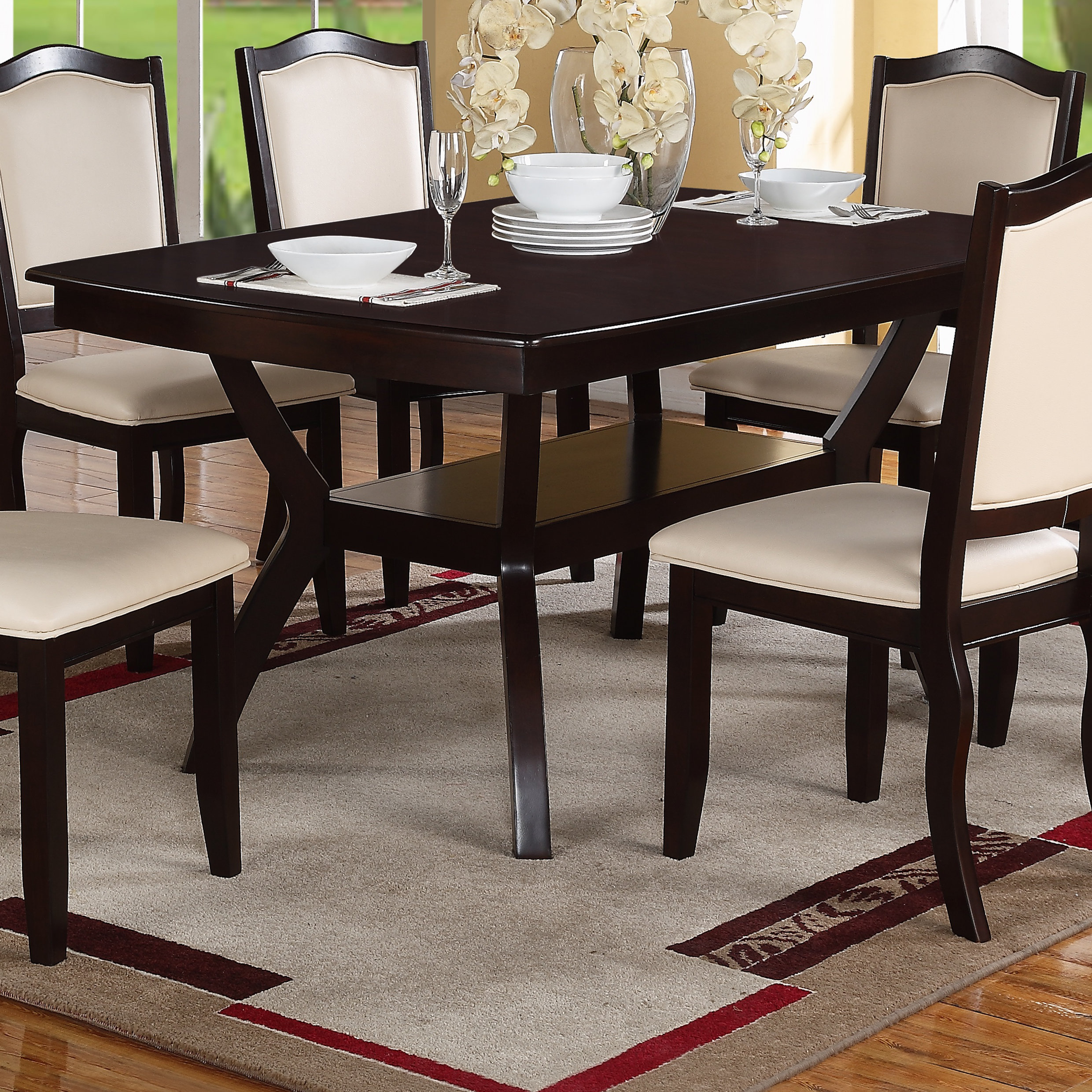 Winston Porter Wegman Solid Wood Dining Table | Wayfair