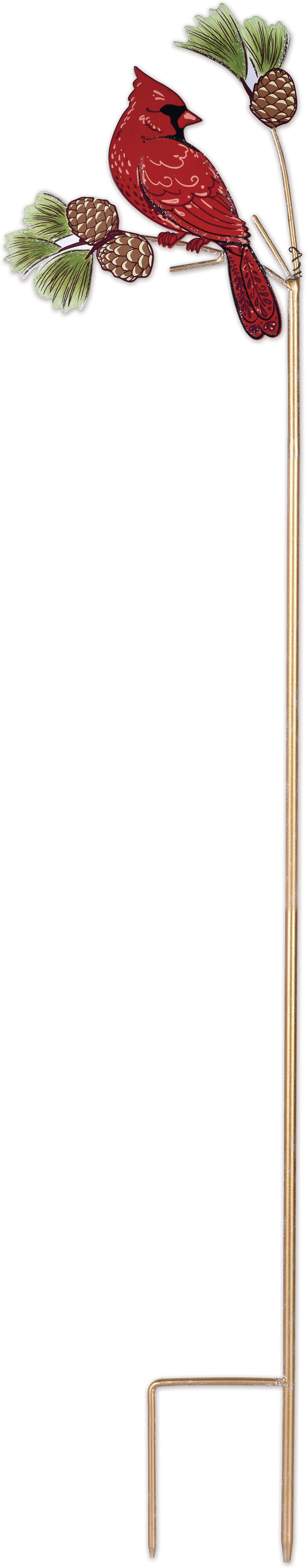 The Holiday Aisle® Lawncrest Cardinal Garden Stake | Wayfair