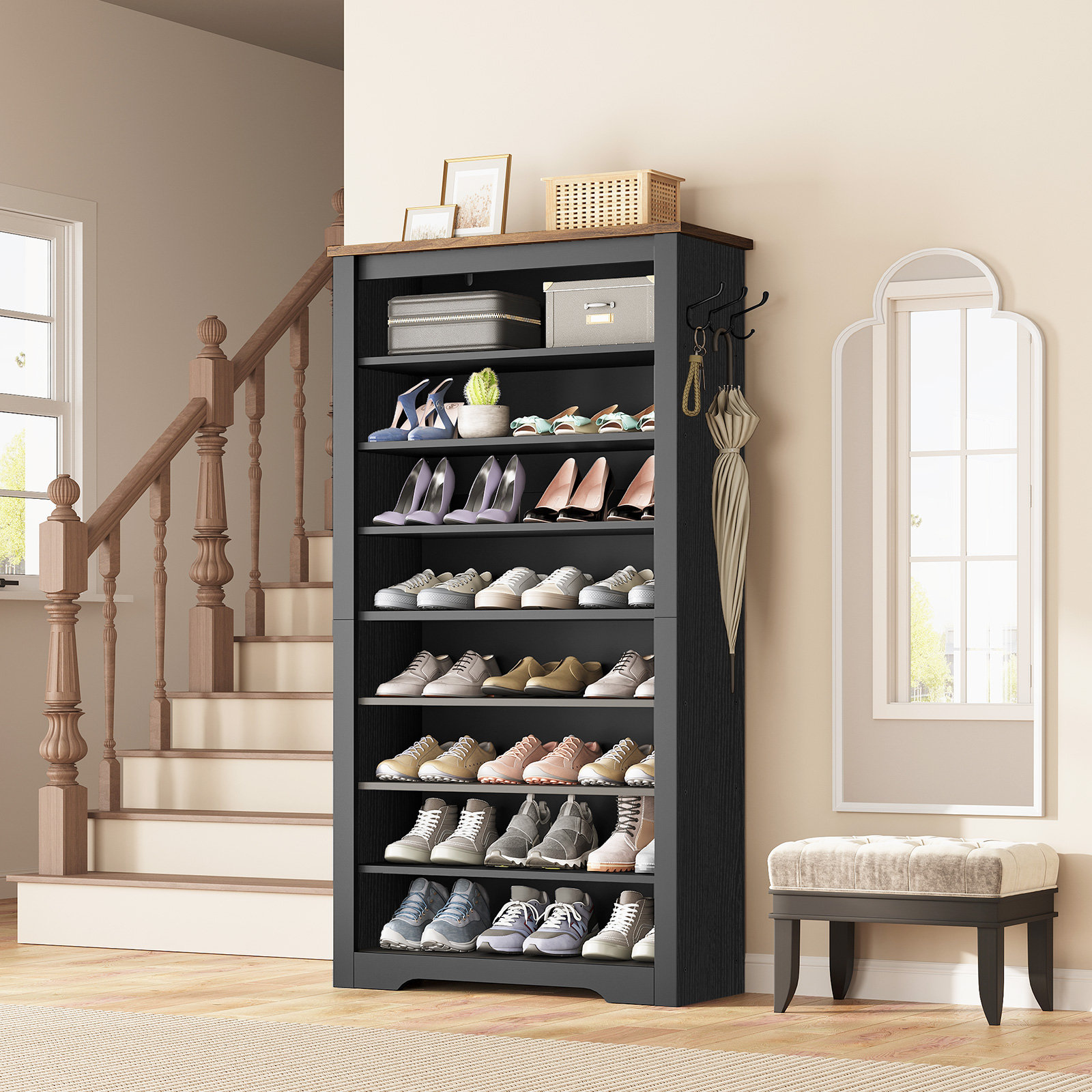 Latitude Run® 32 Pair Shoe Storage Cabinet - Wayfair Canada