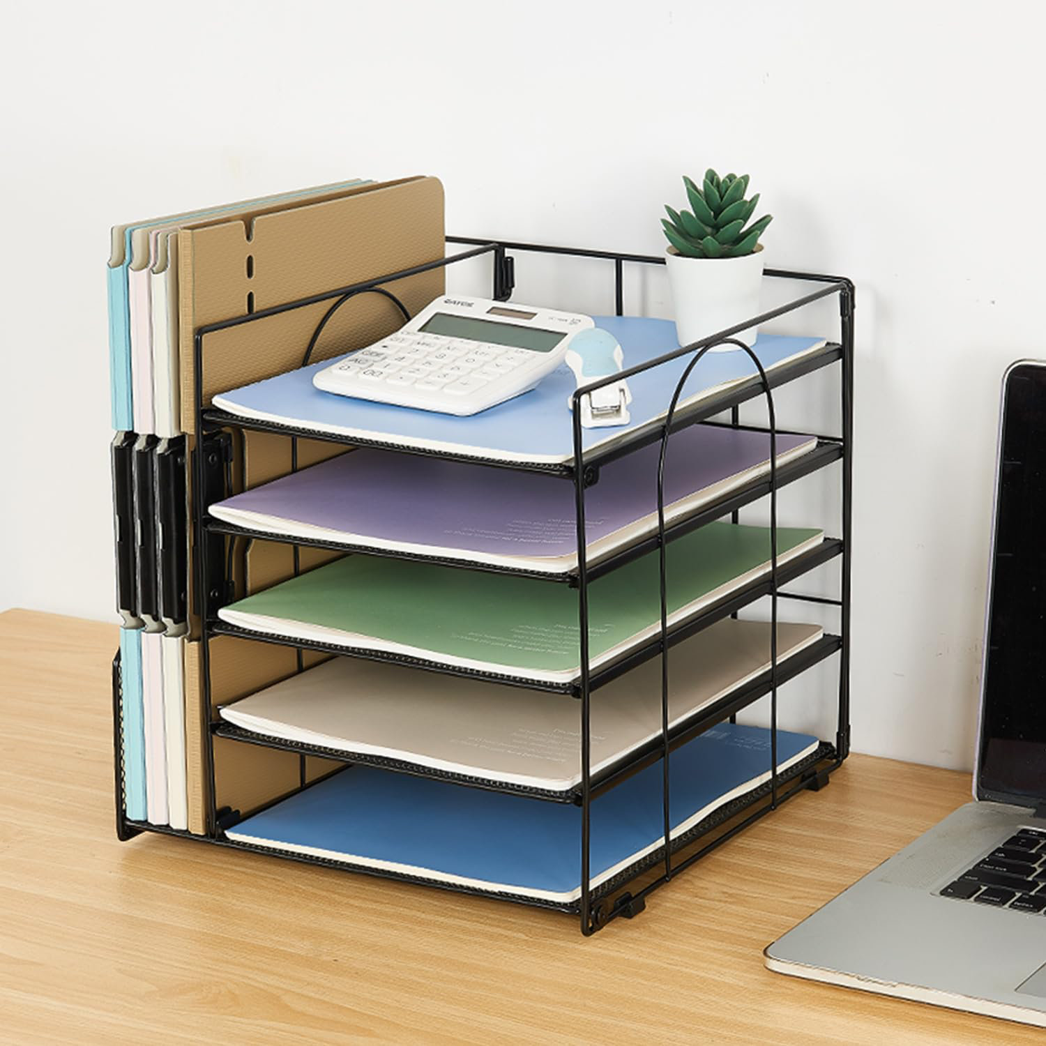 wanmo Desk Organizers And Accessories, 5-Tier Paper Letter Tray ...
