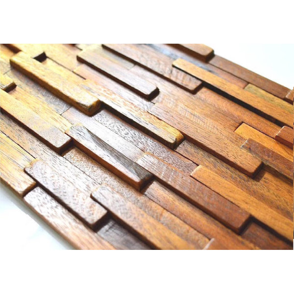 Union Rustic Harthe Reclaimed 30 cm x 30 cm Wood Look Tile in Brown ...