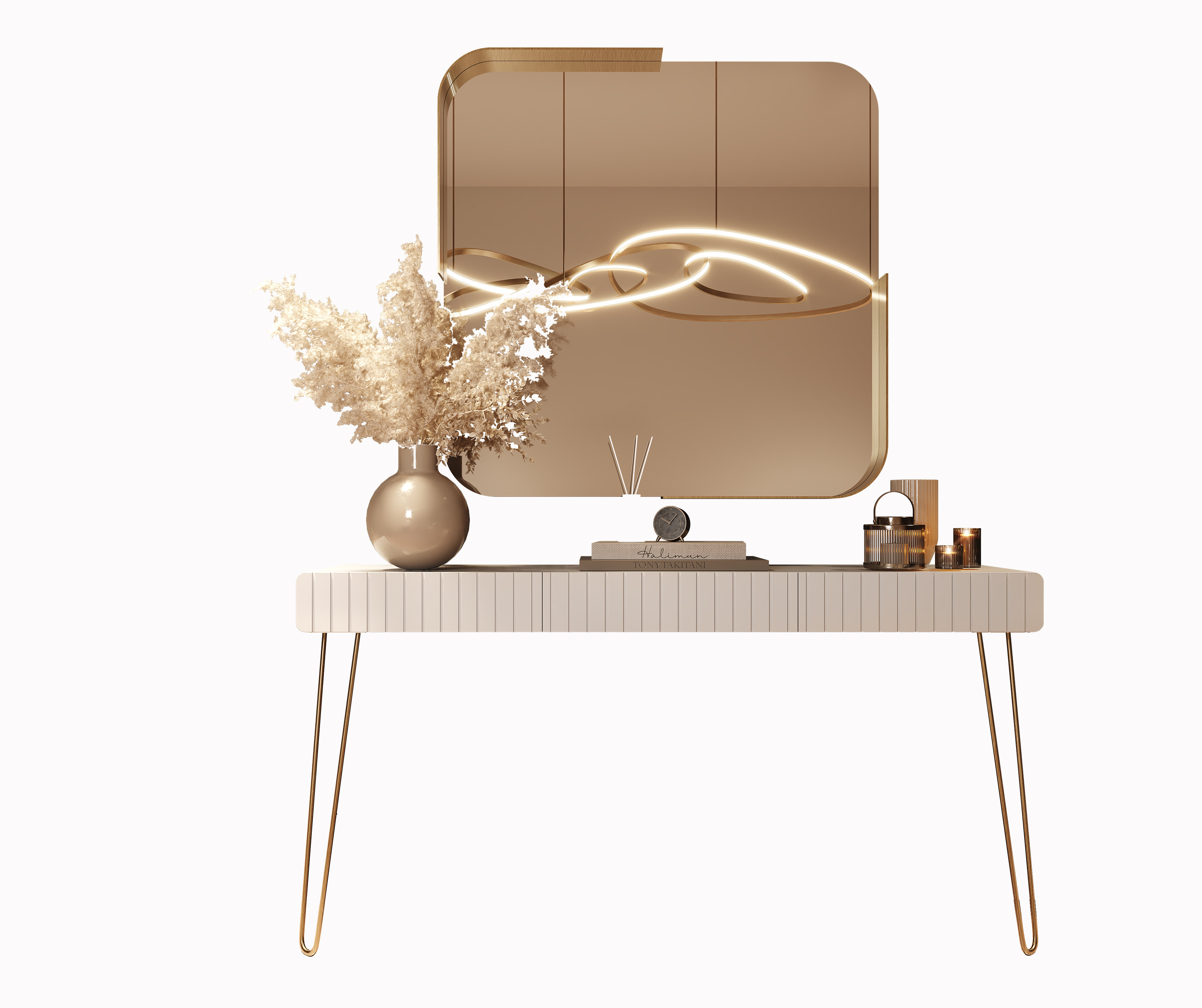 Hispania Home 59" Console Table and Mirror Set | Wayfair