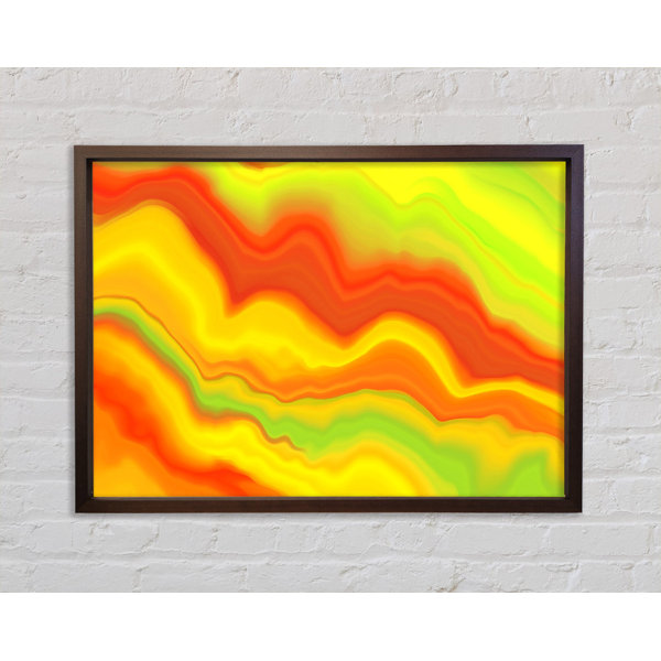 Bright Star Paint Waves - Print | Wayfair.co.uk