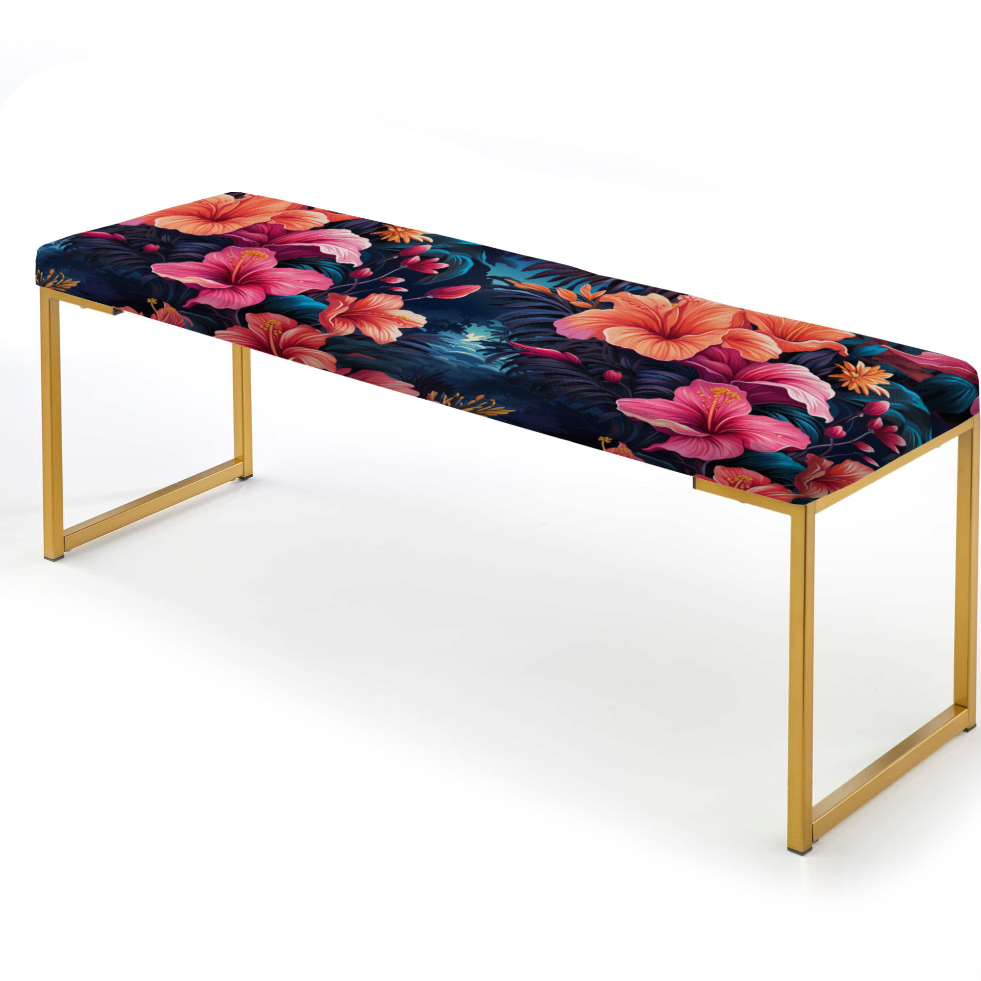 Design Art Starlit Paradise Tropical Pattern - Tropical Upholstered ...