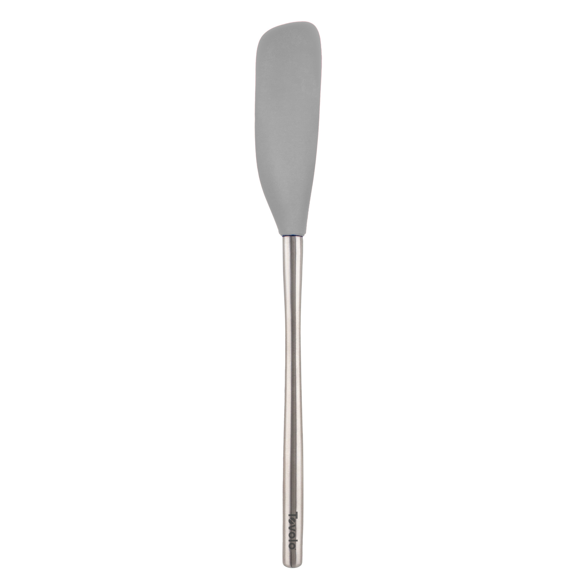 Tovolo Flex-Core Long-Handled Silicone Jar Scraper Spatula, Stainless ...