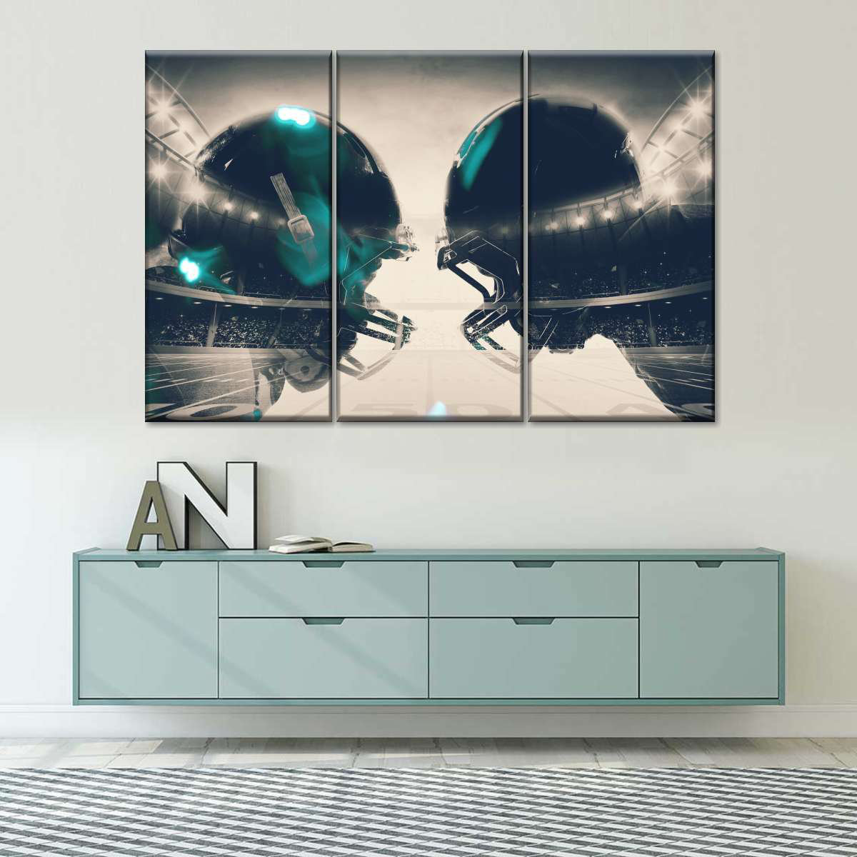 Ebern Designs Football Clash 3 Pieces | Wayfair
