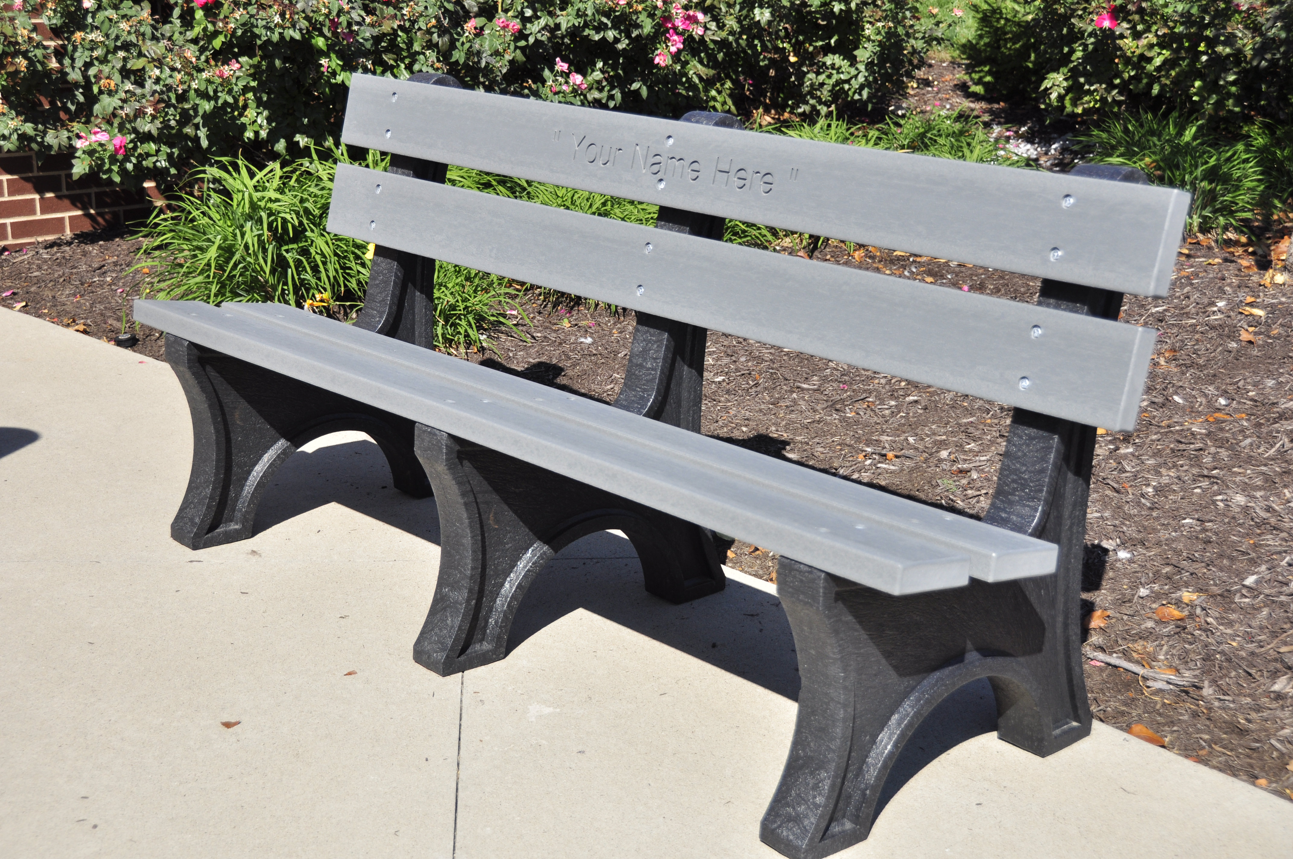 Frog Furnishings Adams Colonial Recycled Plastic Park Bench - Wayfair ...