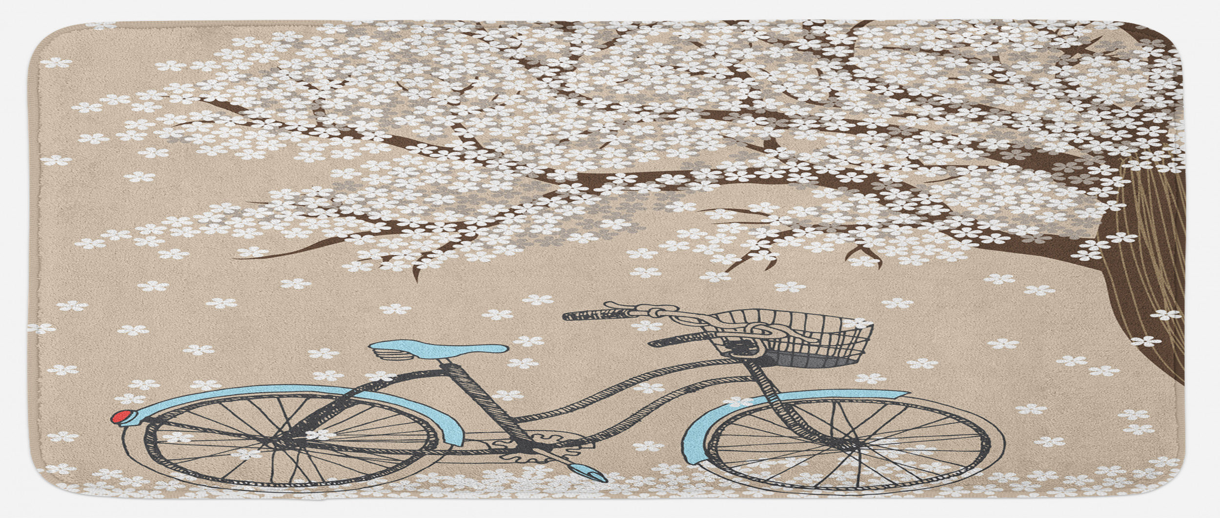 East Urban Home Bicycle Kitchen Mat | Wayfair
