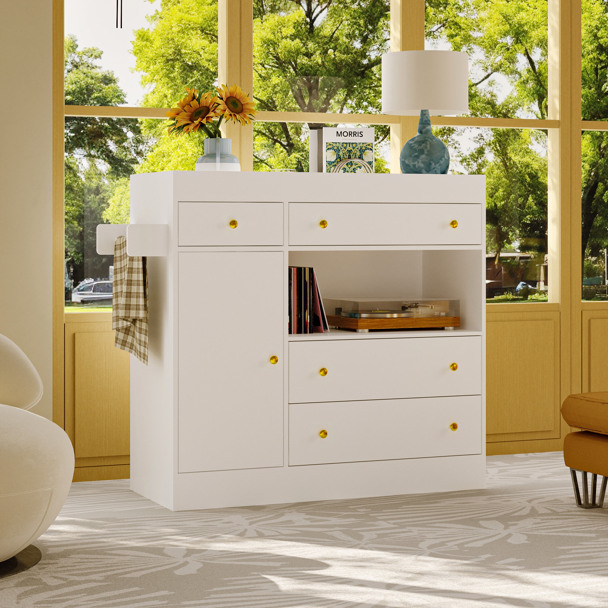 Mercer41 Elegent Cabinet With Strong Storage | Wayfair