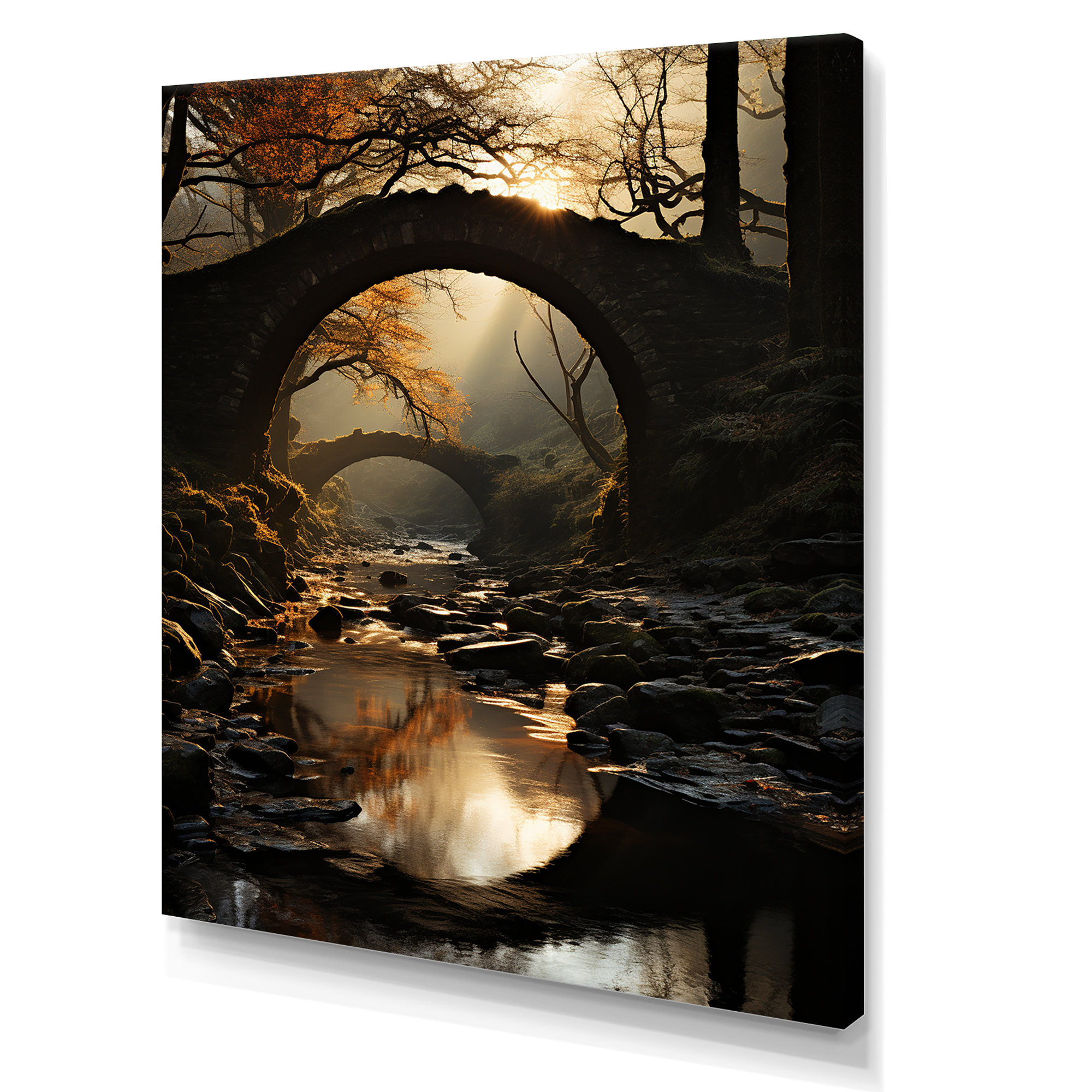 Ebern Designs Bridge To Nowhere Scenery I - Bridges Wall Decor ...