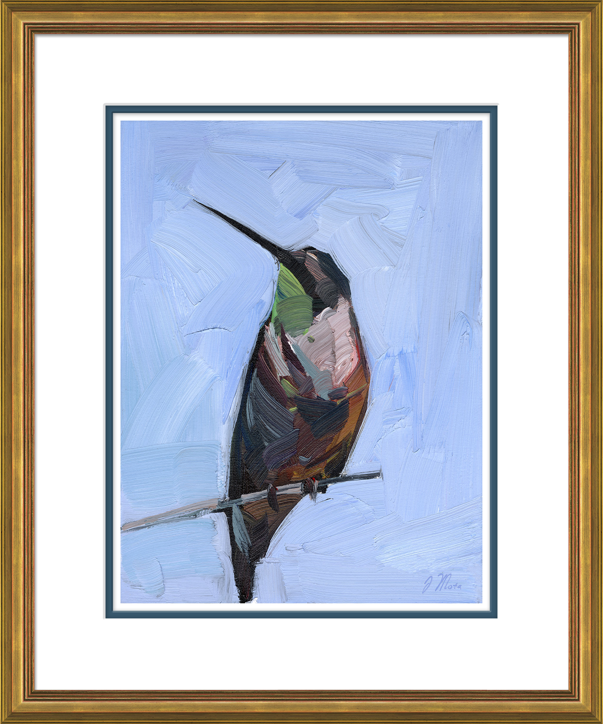 Soicher Marin Green Throated Hummingbird by Joseph Mota - Picture Frame ...