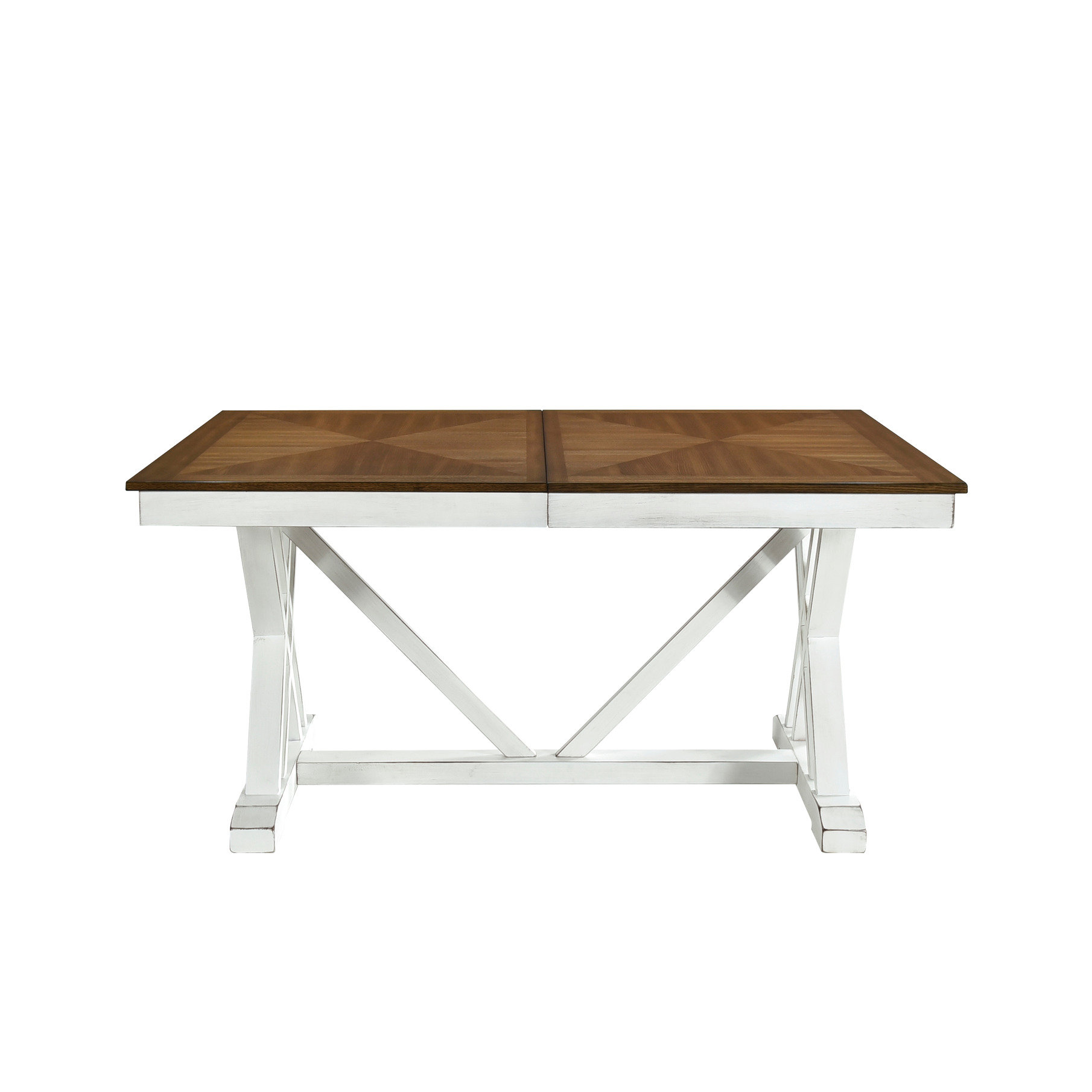 Gracie Oaks Dining Table With Self-storing Extension Enlarging Capacity ...