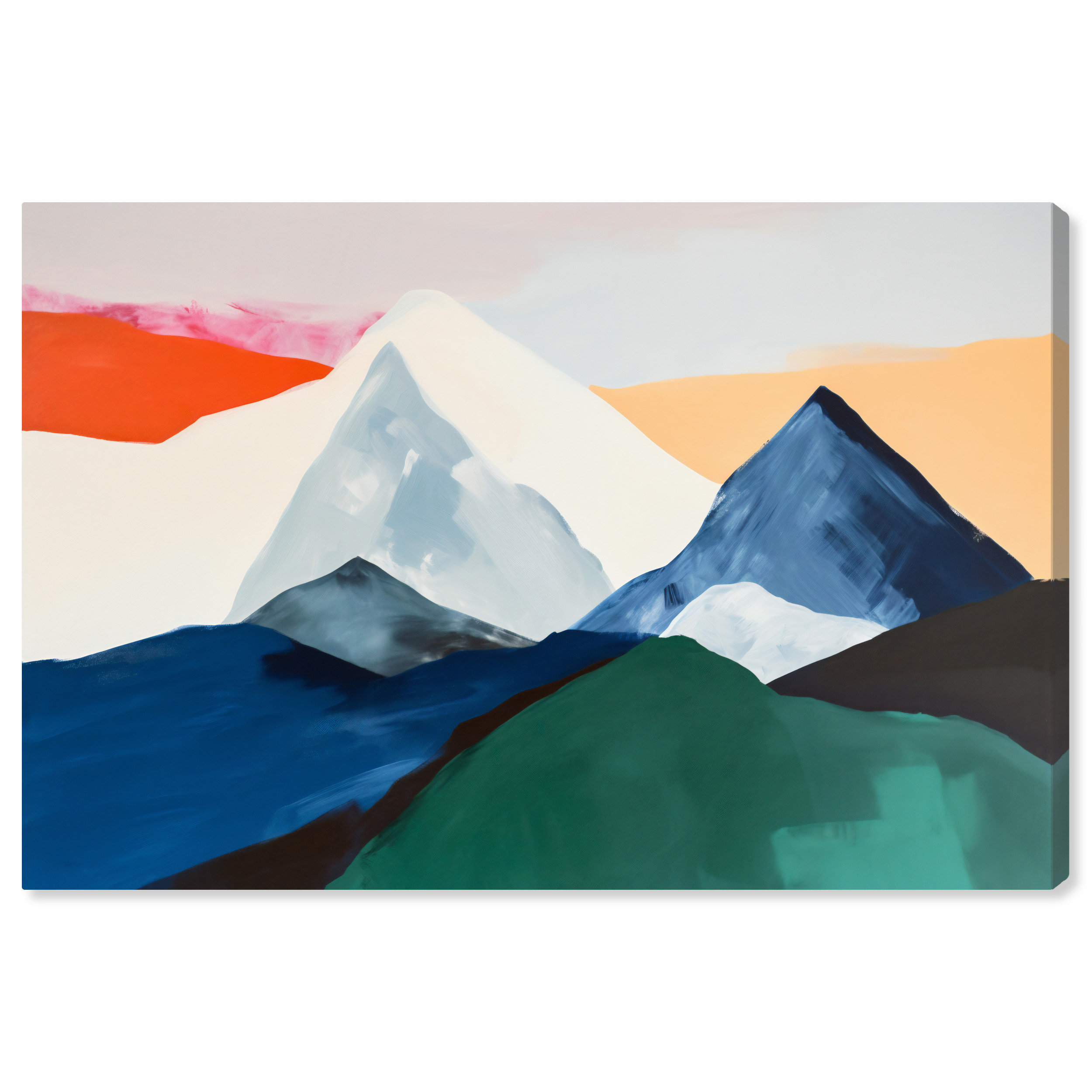 Millwood Pines Florant Main Colors Mountains | Wayfair