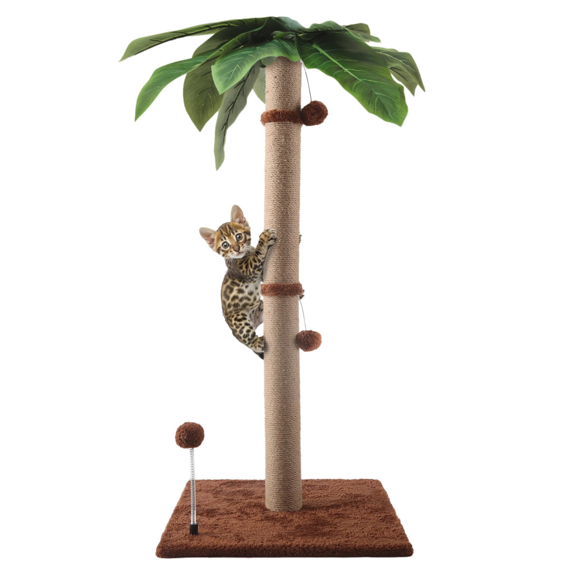 Latitude Run® Cat Scratching Post, 34'' Tall Cat Scratchers For Indoor ...