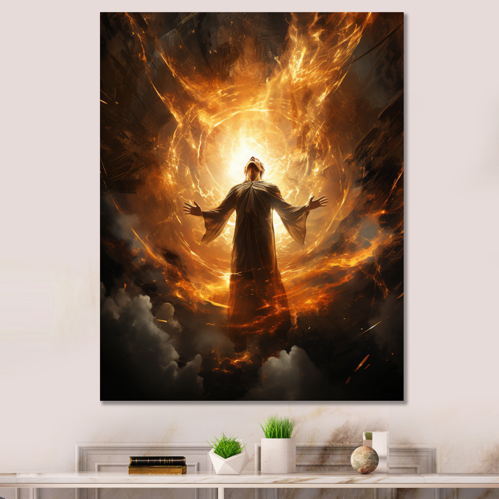 Winston Porter Powerful Superhero II - Superheros Canvas Print | Wayfair