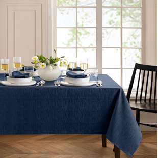 Wayfair | Blue Rectangular Tablecloths| Up to 65% Off Until 11/20 | Wayfair