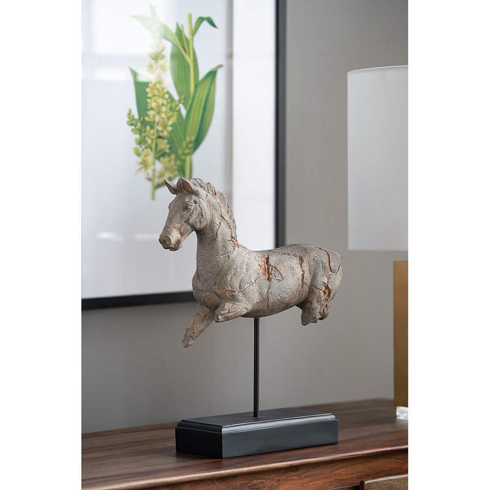 Birch Lane™ Lionel Horse Animals Figurine / Sculpture & Reviews ...