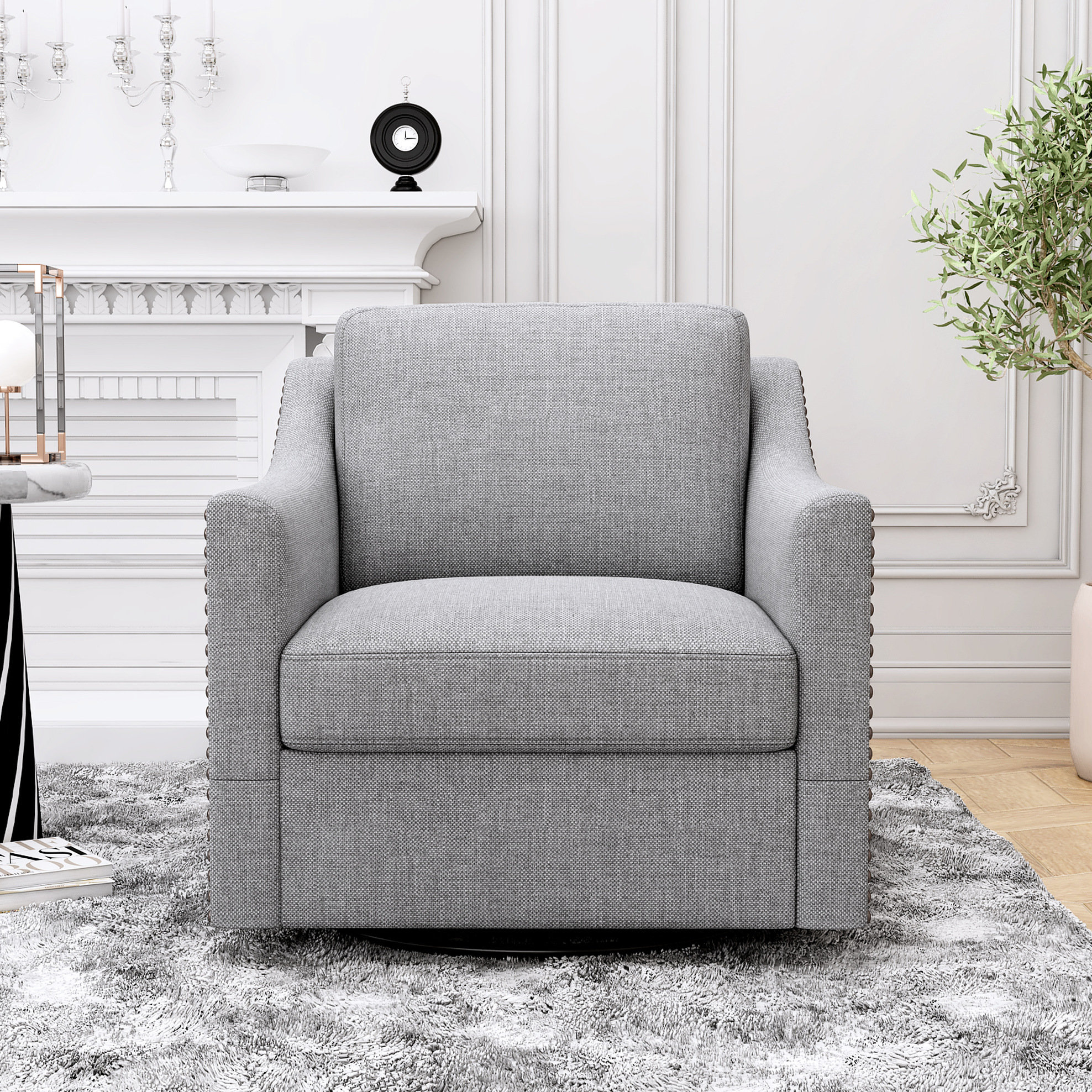 Hokku Designs 360 Degree Rotating Chair With Ergonomic Design And ...