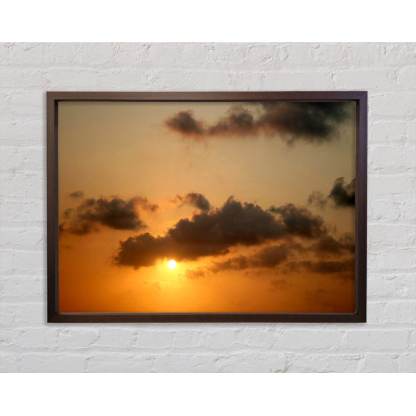 Ebern Designs Warm Sunset - Single Picture Frame Print on Canvas ...