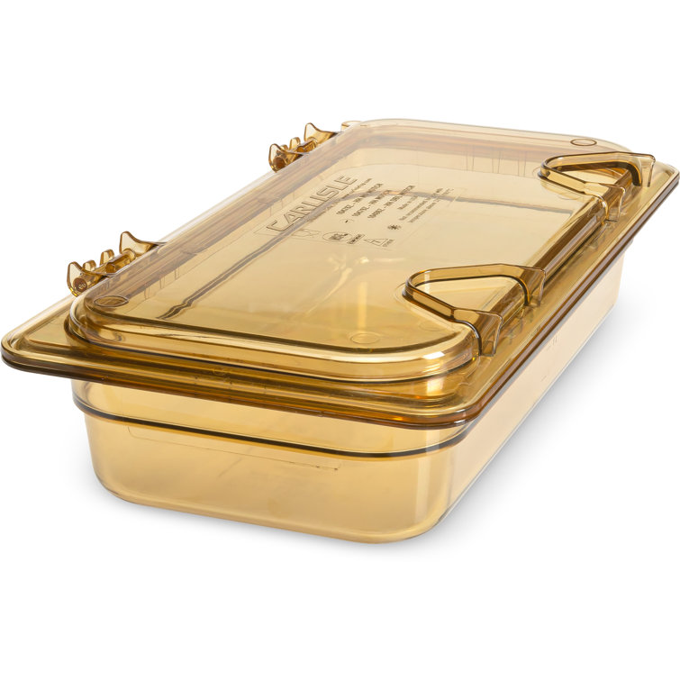Carlisle Food Service Products Rectangle Glass Food Storage Container ...