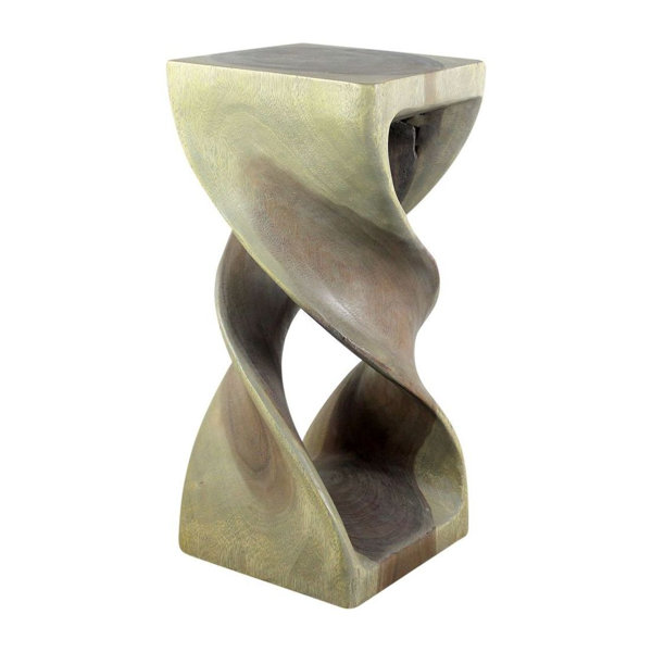 The Twillery Co.® Lovejoy Solid Wood Abstract End Table & Reviews | Wayfair